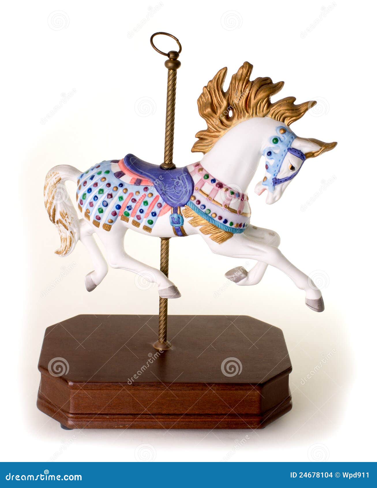 Colorful Carousel Horse stock photo. Image of round, horse - 24678104