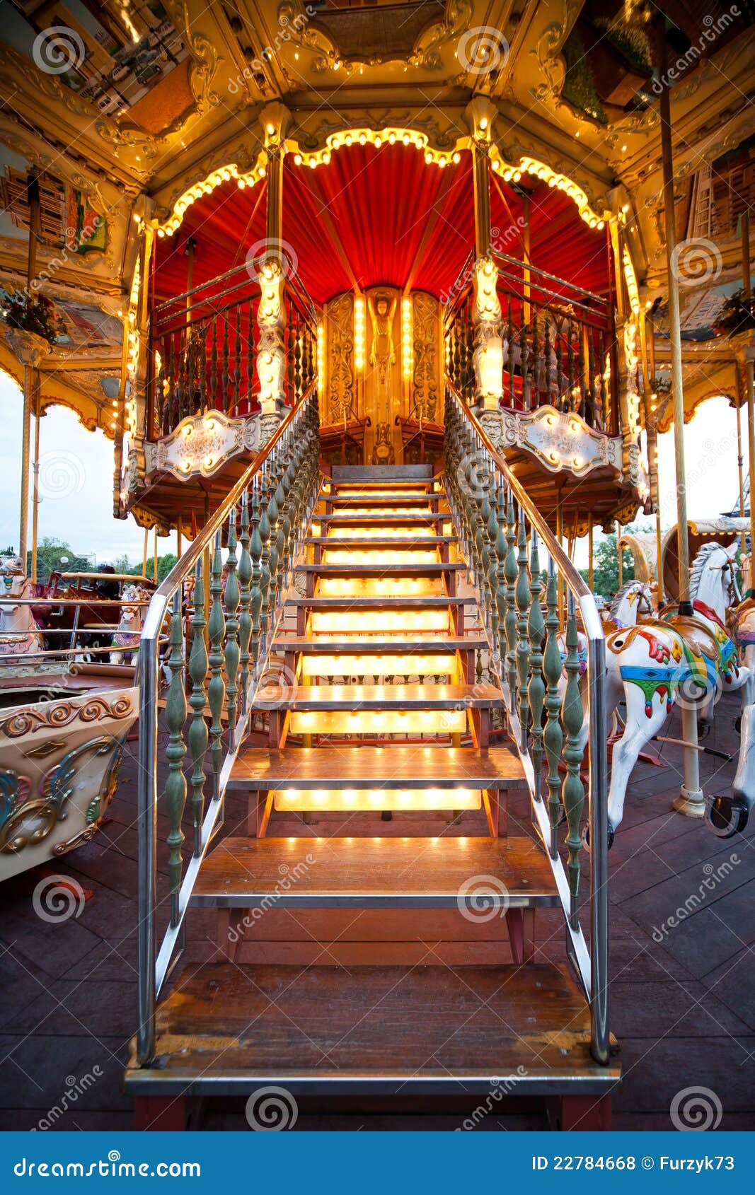 Colorful Carousel In Paris Royalty-Free Stock Image | CartoonDealer.com ...
