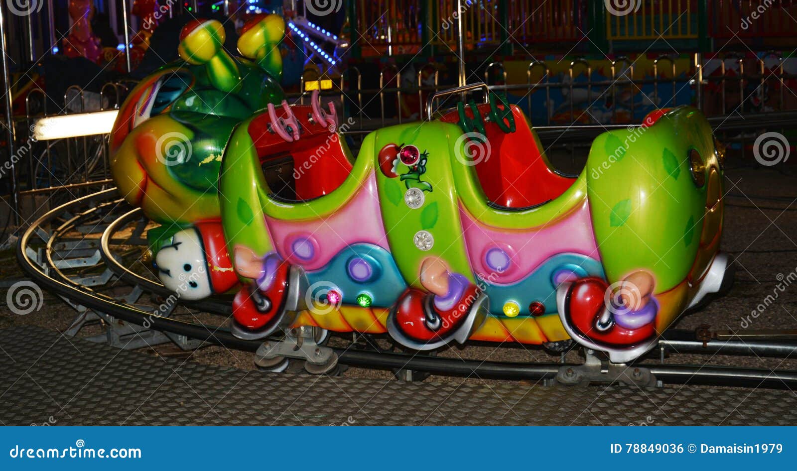 Colorful carousel train stock photo. Image of carousel - 78849036