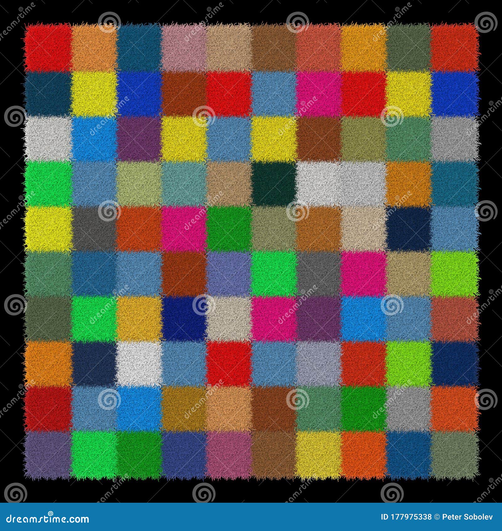 Colorful carpet samples stock illustration. Illustration of square ...