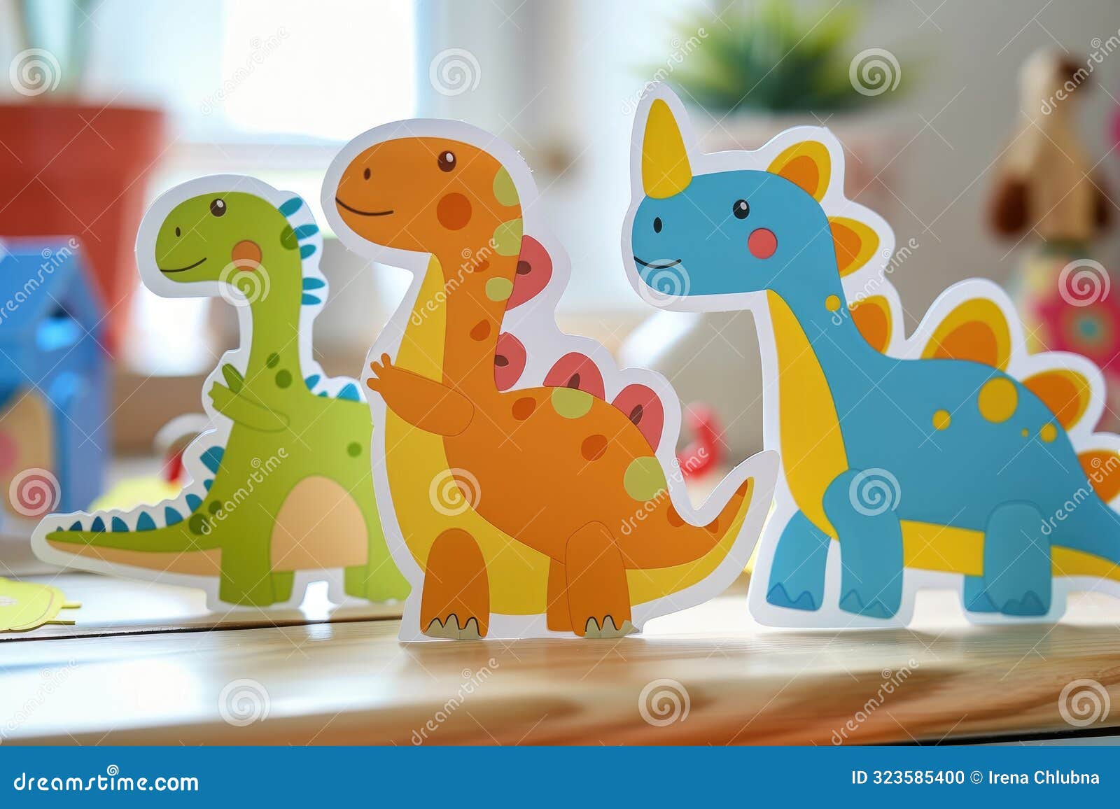 Dinosaur Stickers Vector Illustration | CartoonDealer.com #24724292