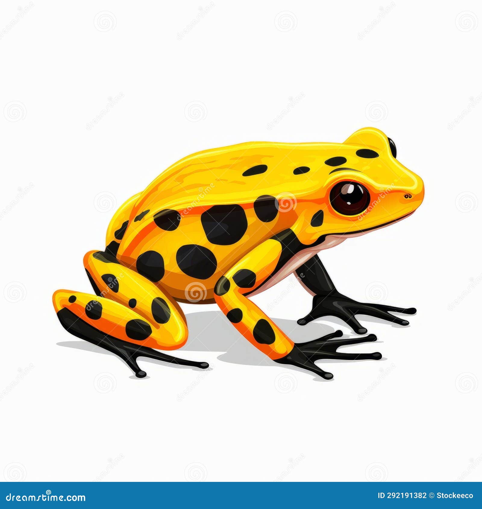 Colorful Cartoon Frog Clip Art With Realistic Design Stock Illustration Illustration Of