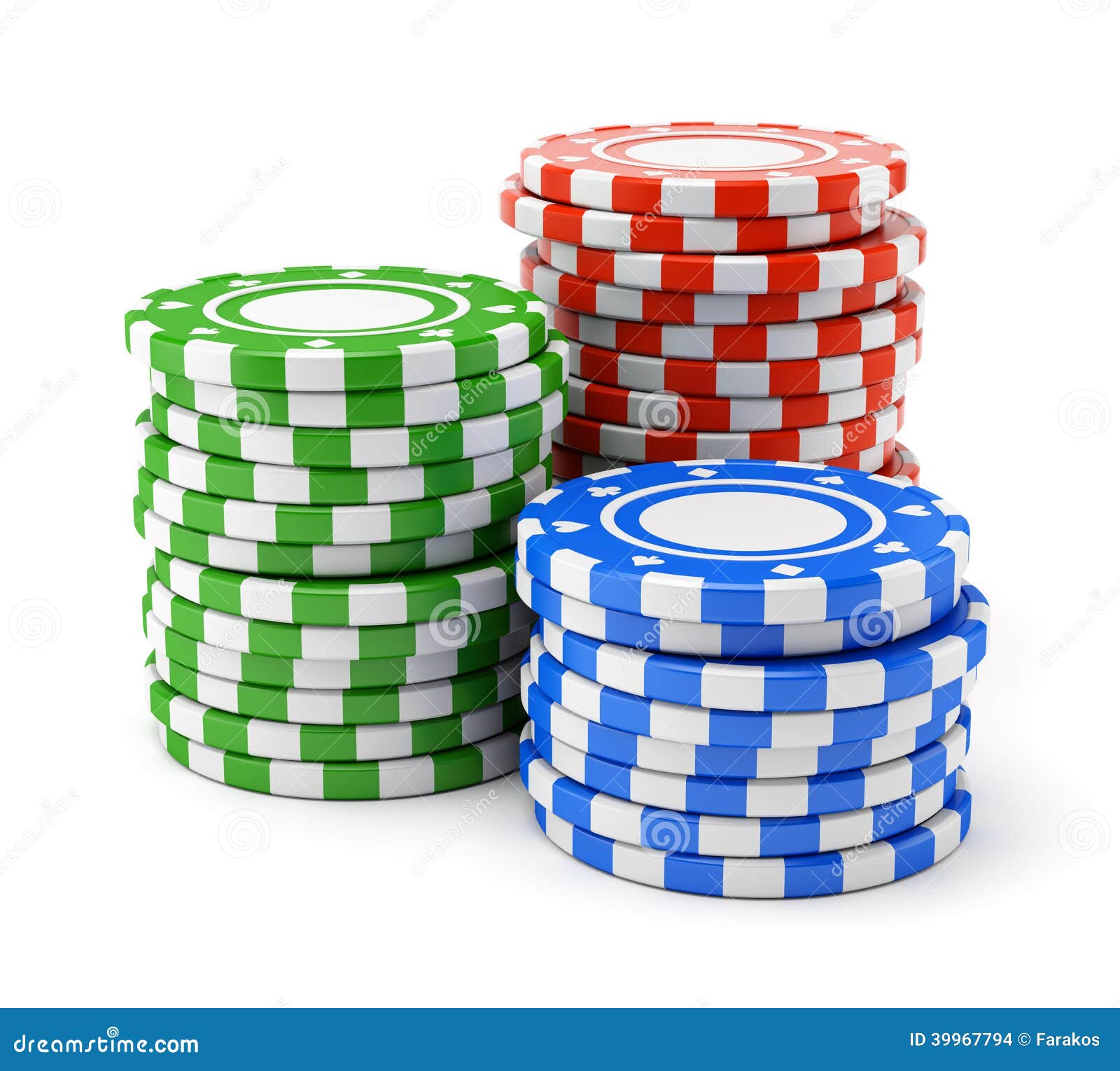 Colorful casino chips stock illustration. Illustration of pile - 39967794
