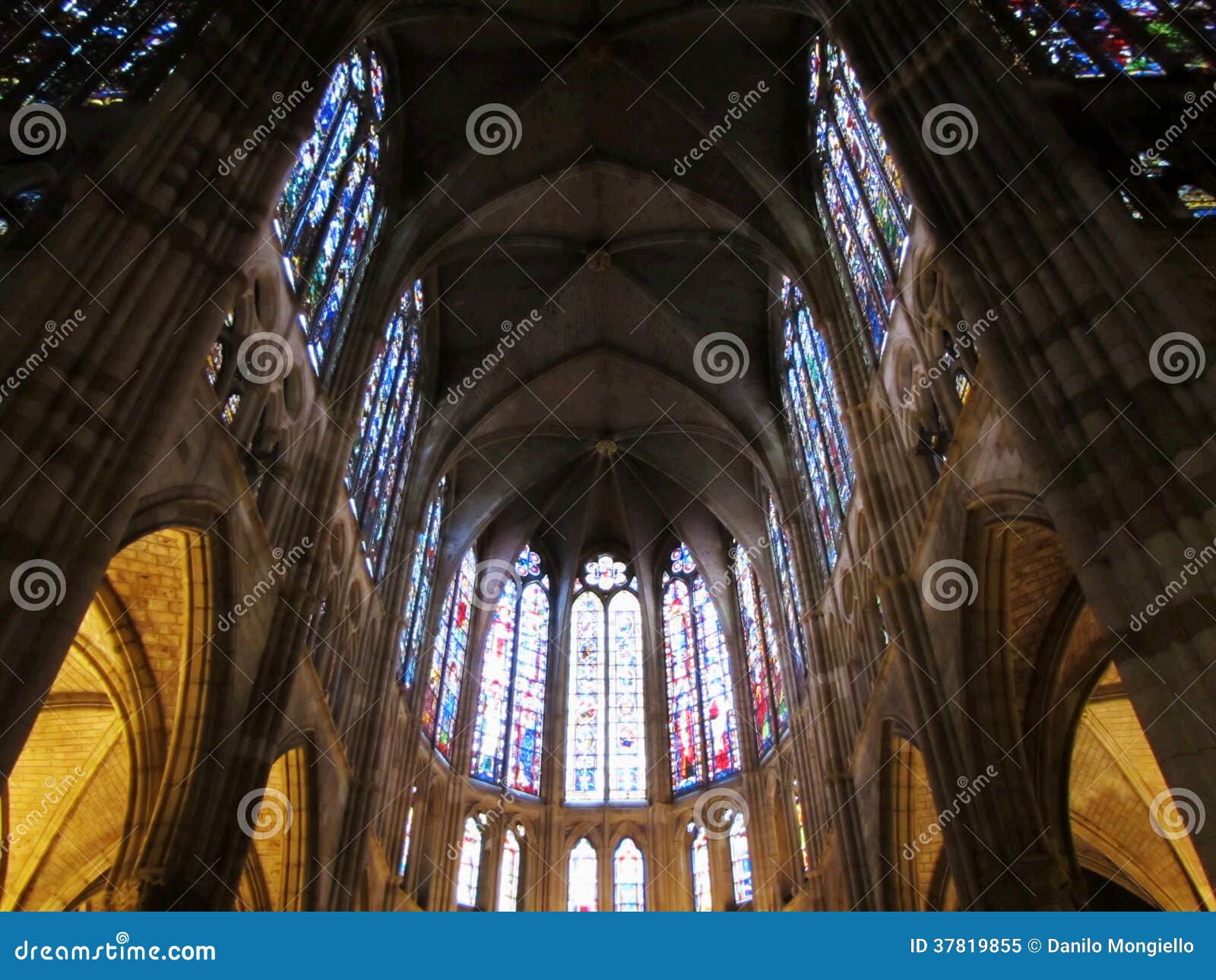 Colorful cathedral stock image. Image of architecture - 37819855