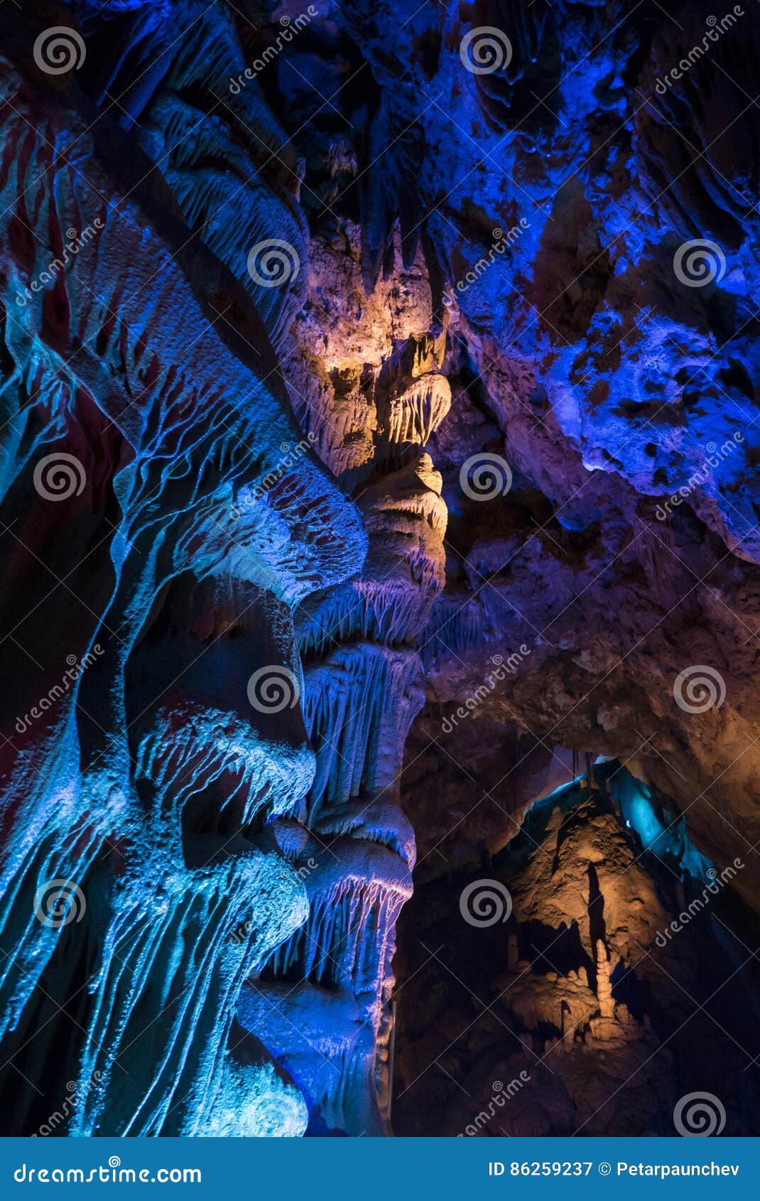 Colorful cave stock image. Image of inside, abstract - 86259237