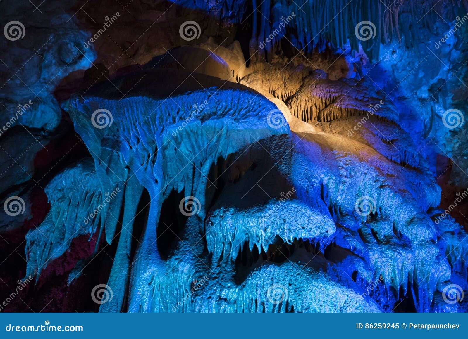 Colorful cave stock image. Image of caves, landforms - 86259245