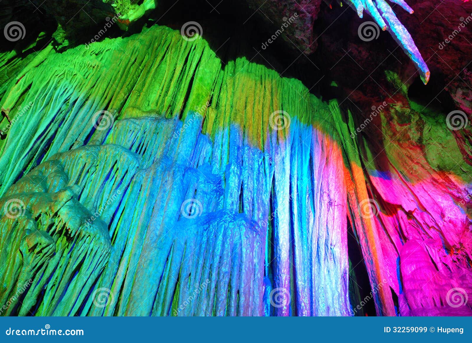Colorful cave stock image. Image of abstract, china, flash - 32259099
