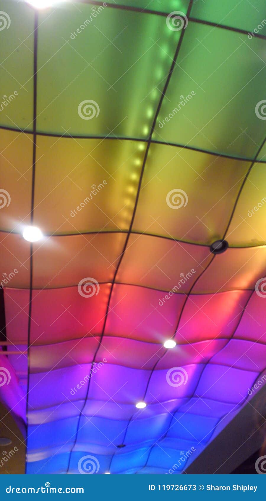 Colorful ceiling stock image. Image of yellow, ceiling - 119726673