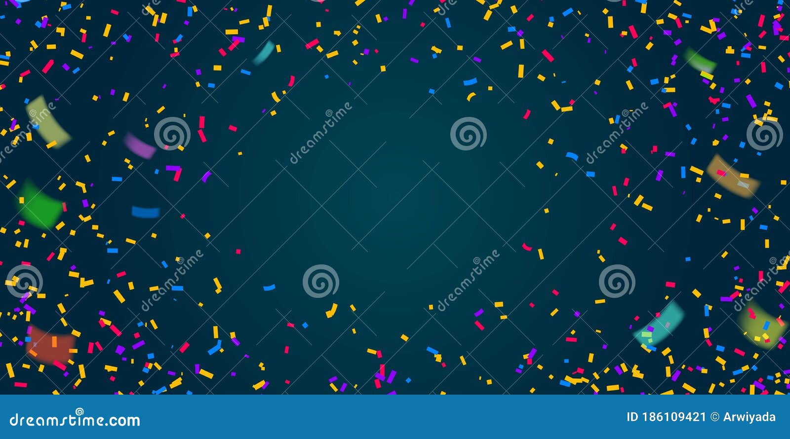 Colorful Celebration Background with Confetti. Celebration Background ...