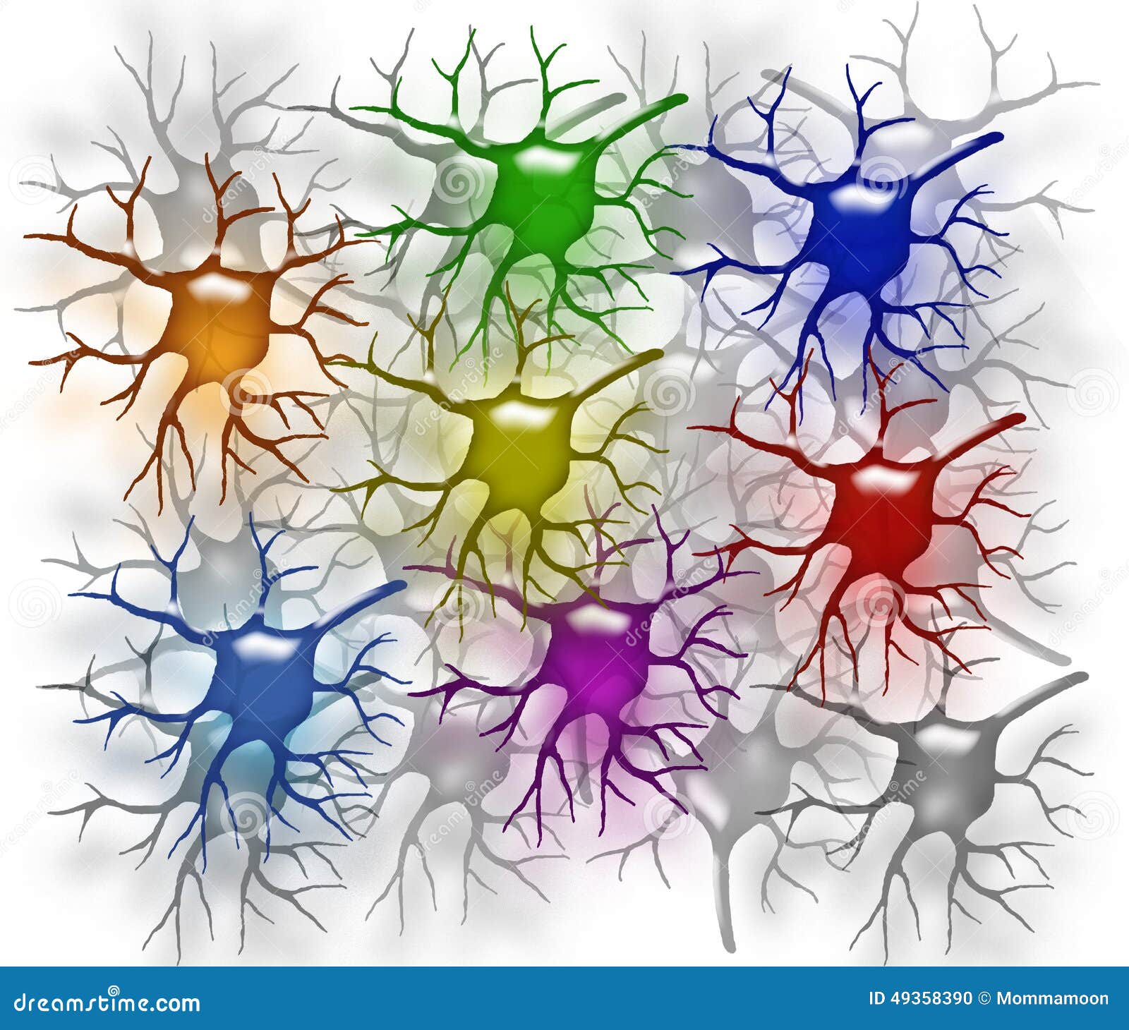 Colorful Cells stock illustration. Illustration of element - 49358390
