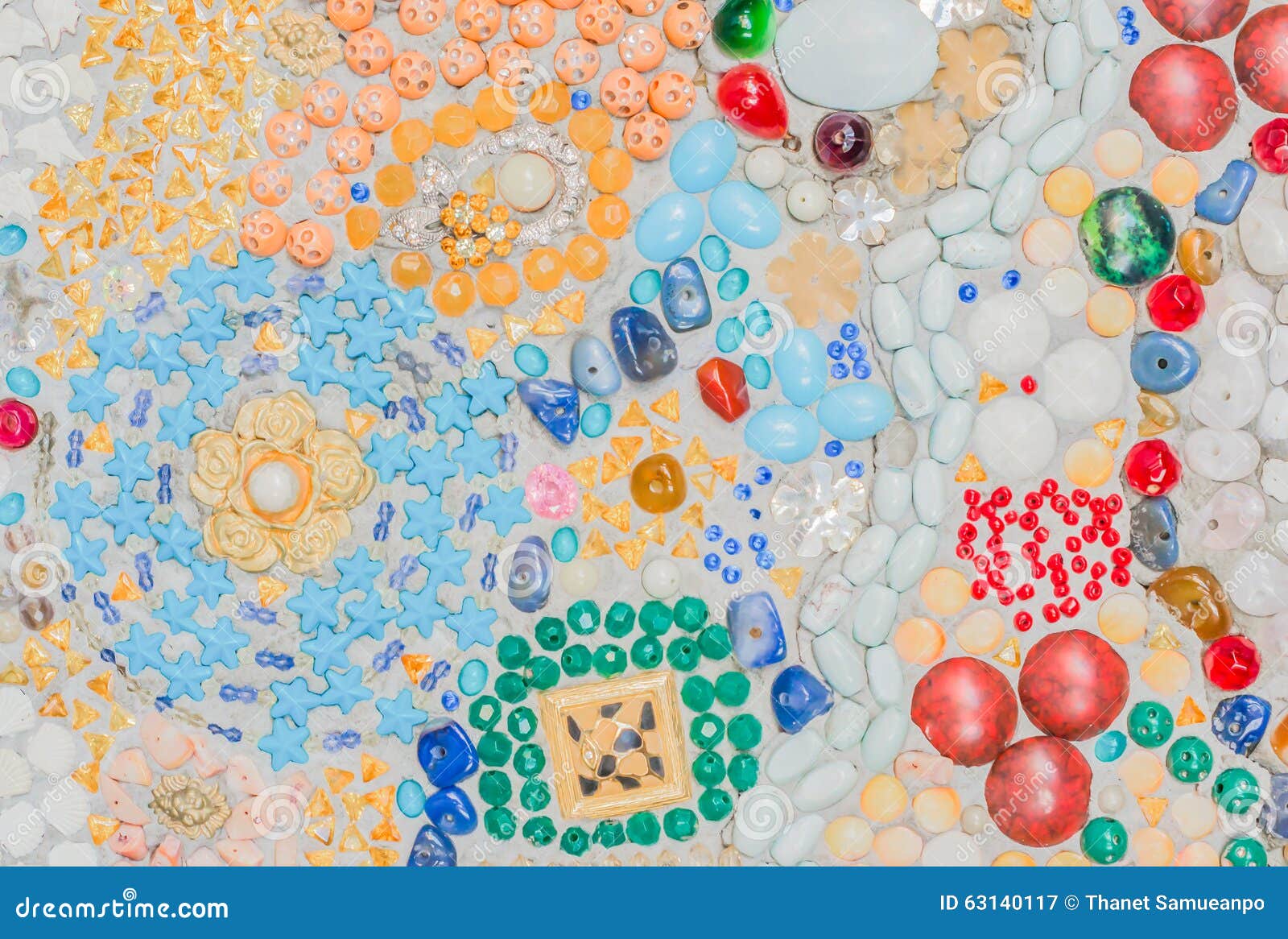 Colorful Ceramic Pattern Decoration Stock Image - Image of phasornkaew ...