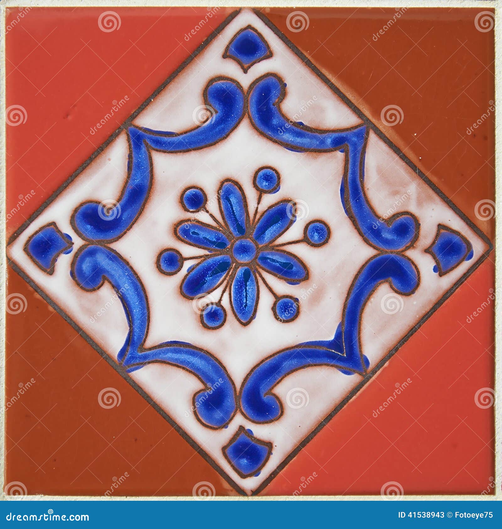 Colorful Ceramic Tile Design Stock Image - Image of colorful, ornate ...