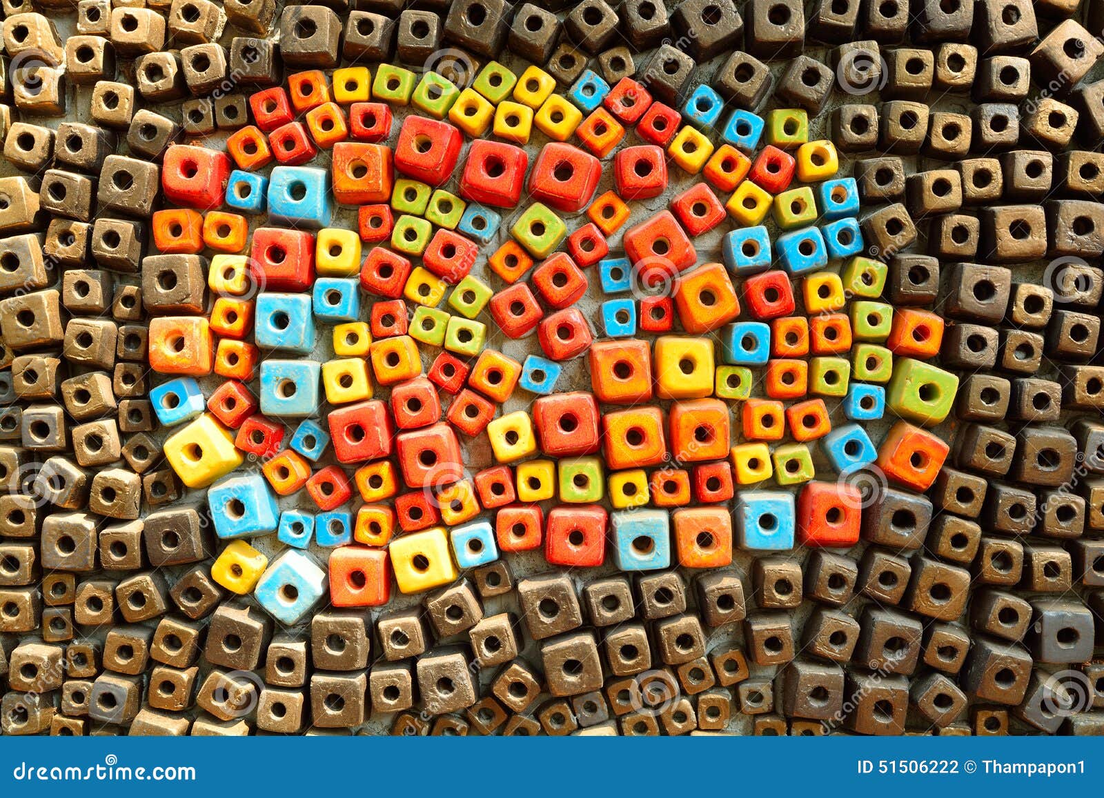 Colorful Ceramic Tile Patterns Background. Stock Photo - Image of ...