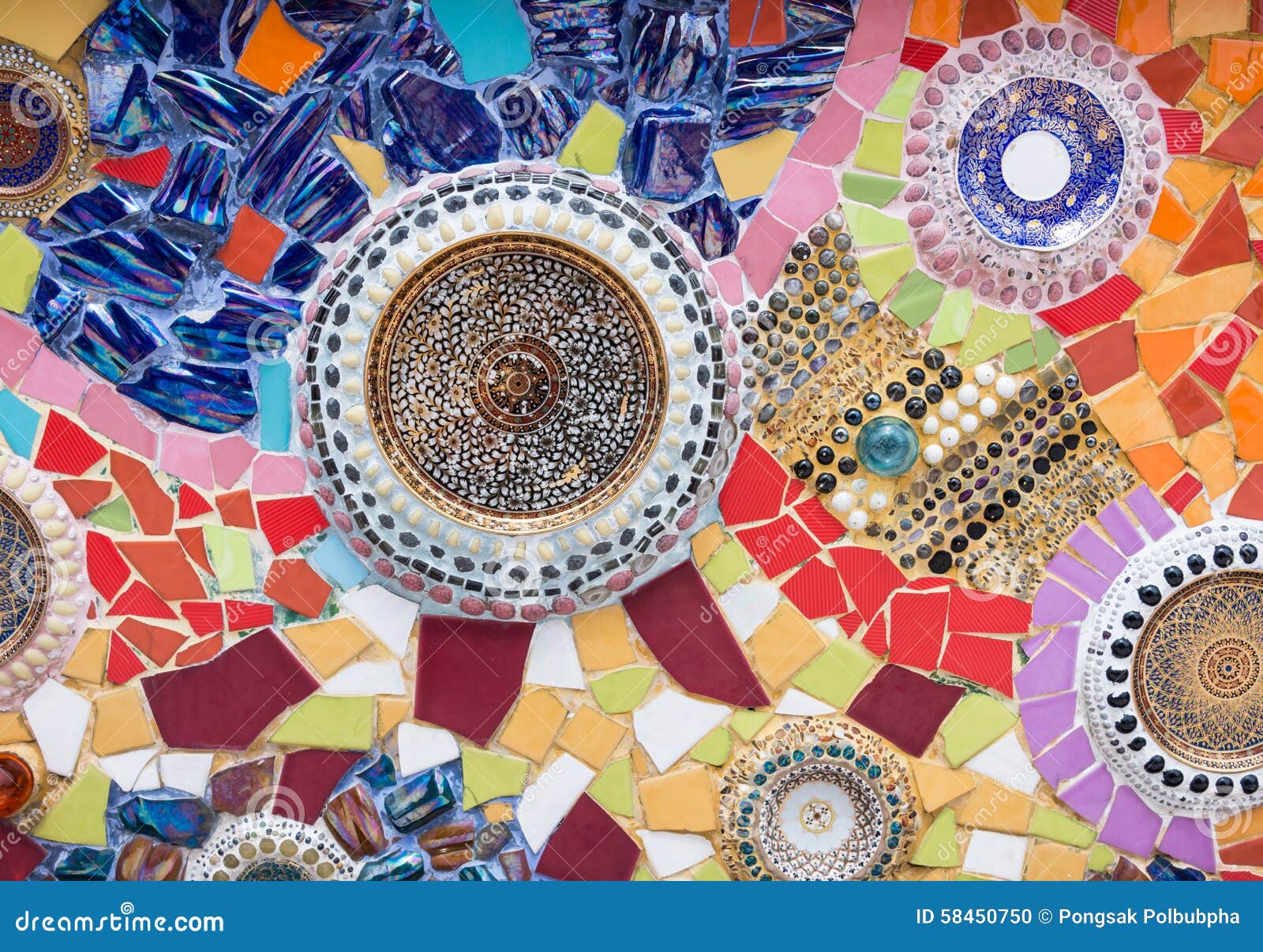 Colorful ceramic tile stock photo. Image of decoration - 58450750