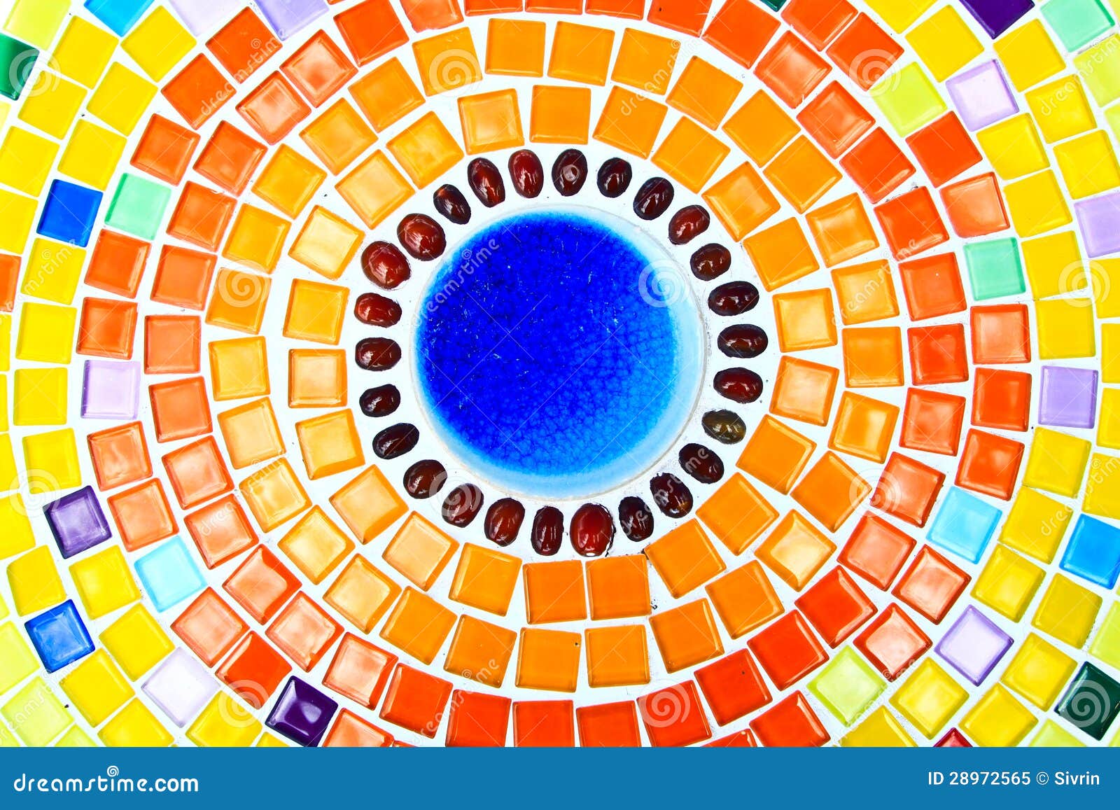 Colorful Ceramic Tiles Floor. Stock Image - Image of abstract, glass ...