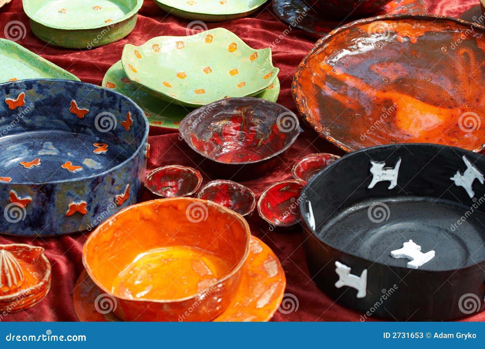 Colorful ceramics stock image. Image of souvenir, ceramic - 2731653