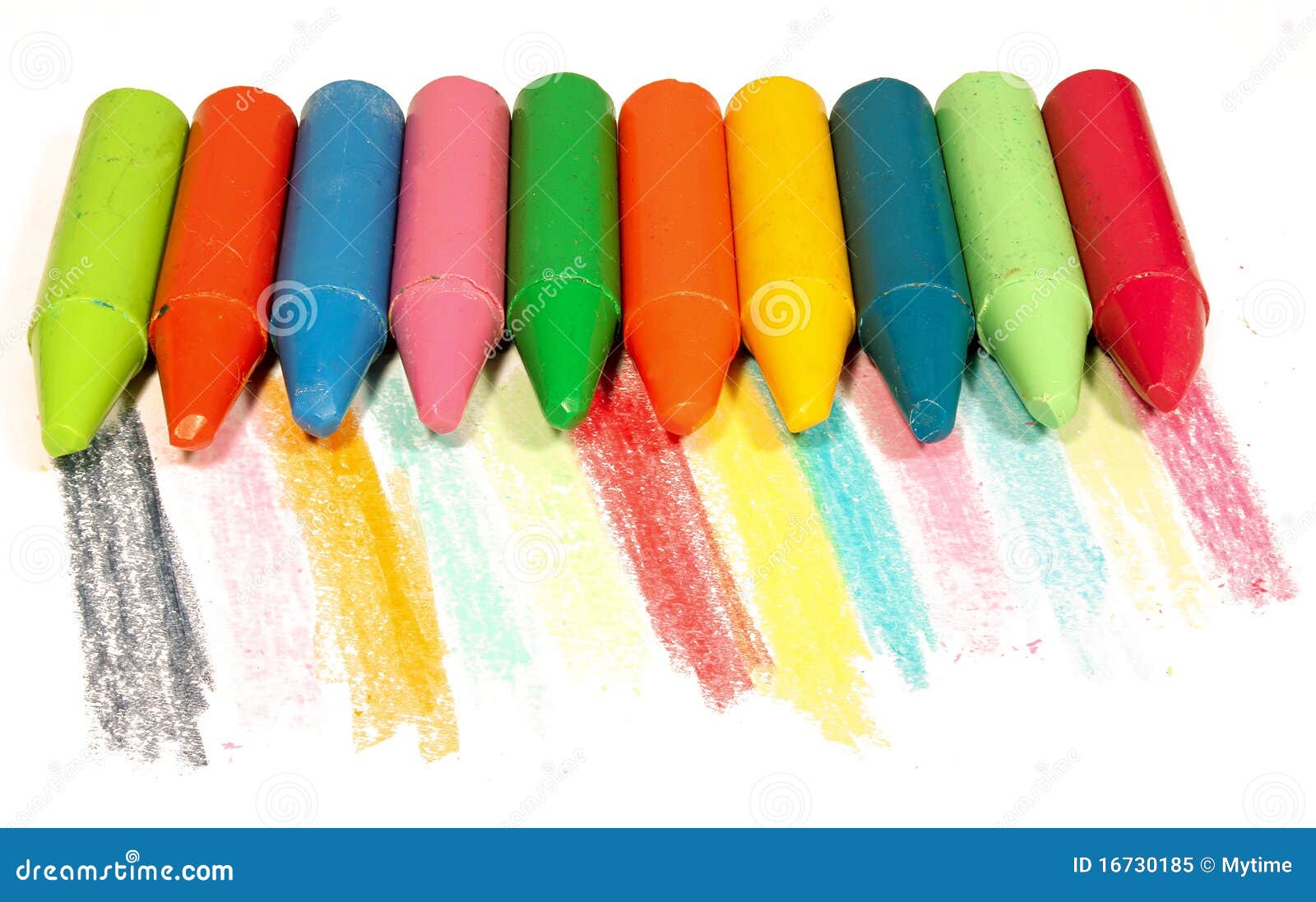 Colorful chalk stock image. Image of crayons, education - 16730185