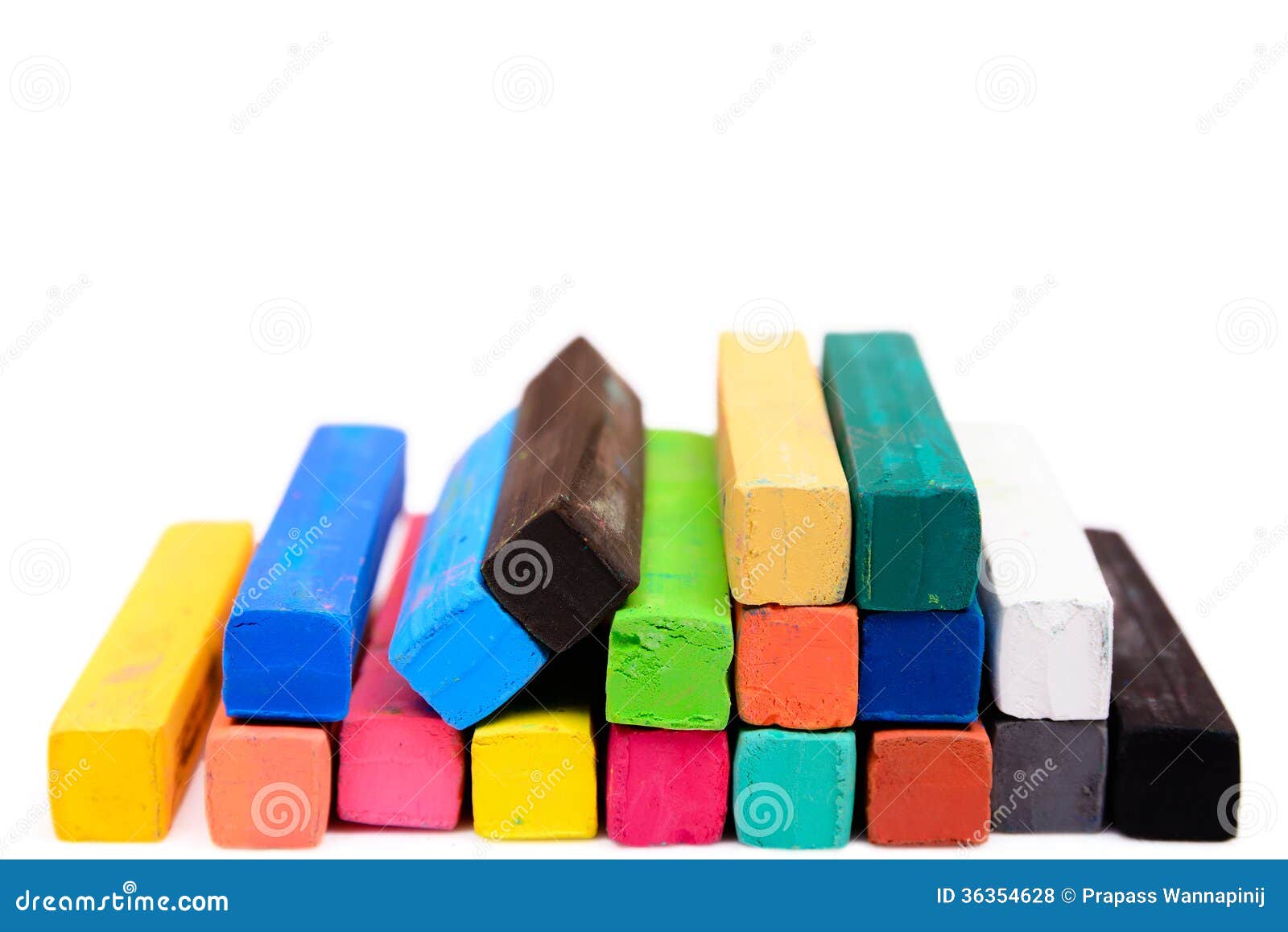 Colorful Chalk Drawing Texture For Background. Royalty-Free Stock Photo ...