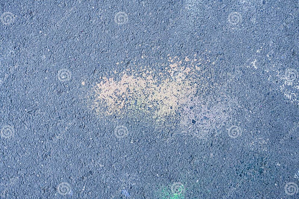 Colorful Chalk Paint Texture on Concrete Stock Image - Image of spray ...
