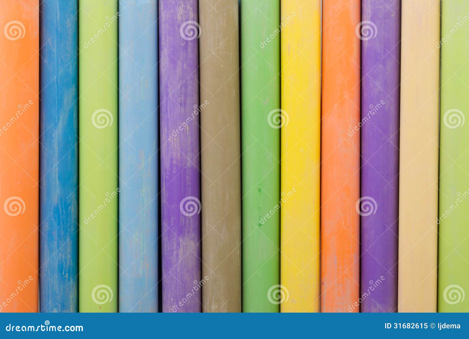 Colorful chalk sticks stock image. Image of chalk, primary - 31682615