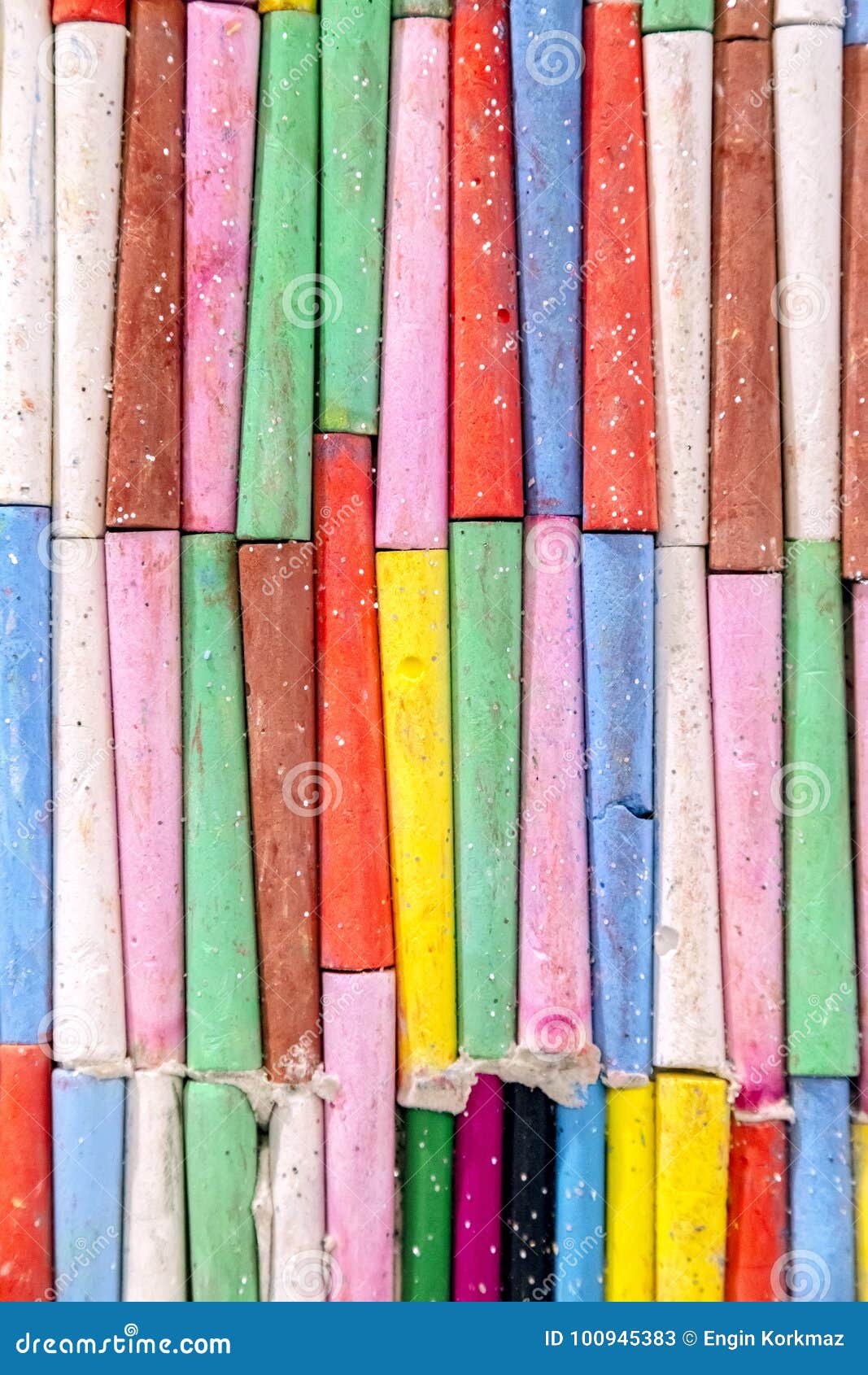 Colorful chalks texture stock image. Image of green - 100945383