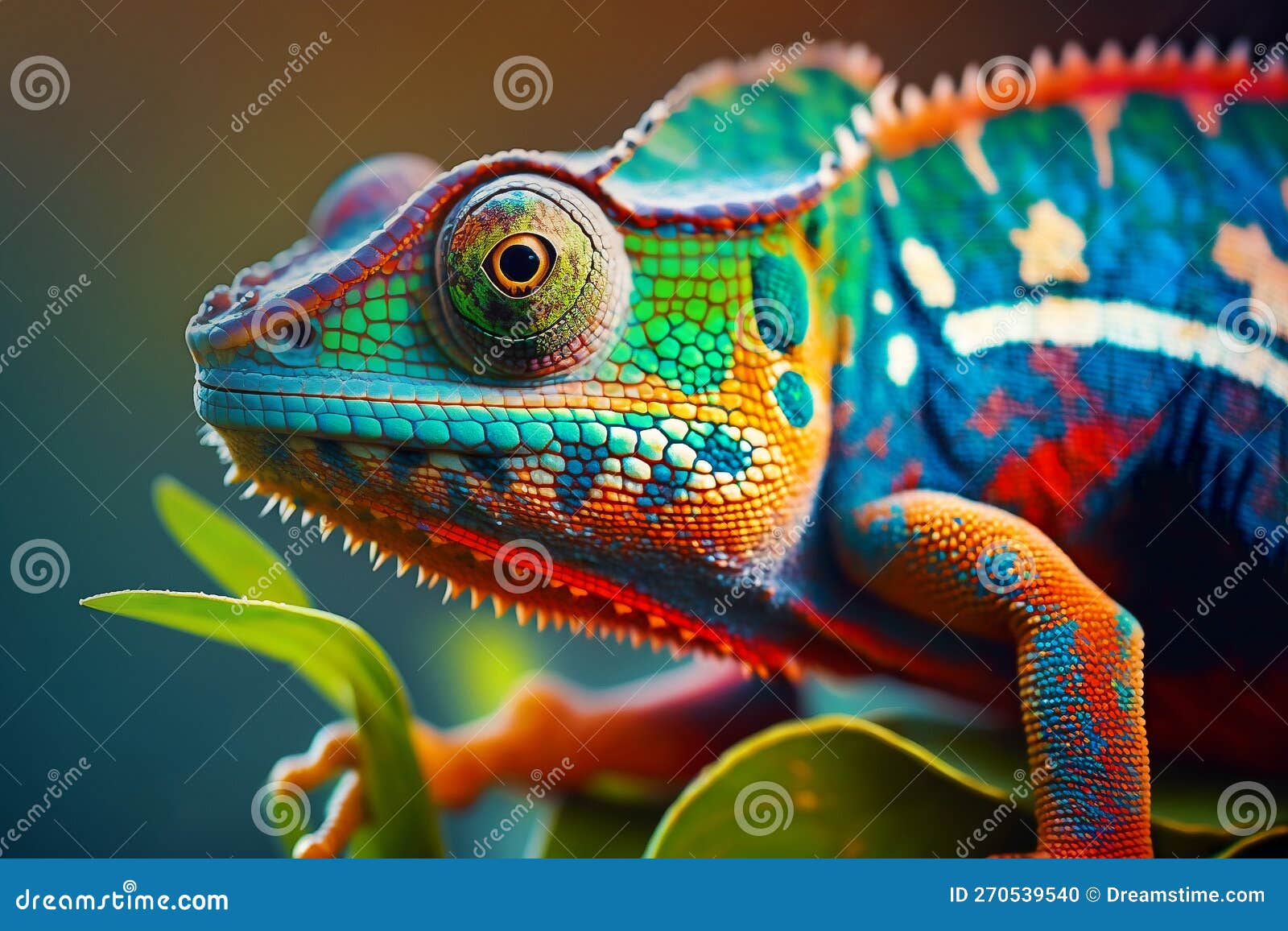 Chameleon Lizard, American Green Iguana, Reptiles Or Snakes Or Komodo ...
