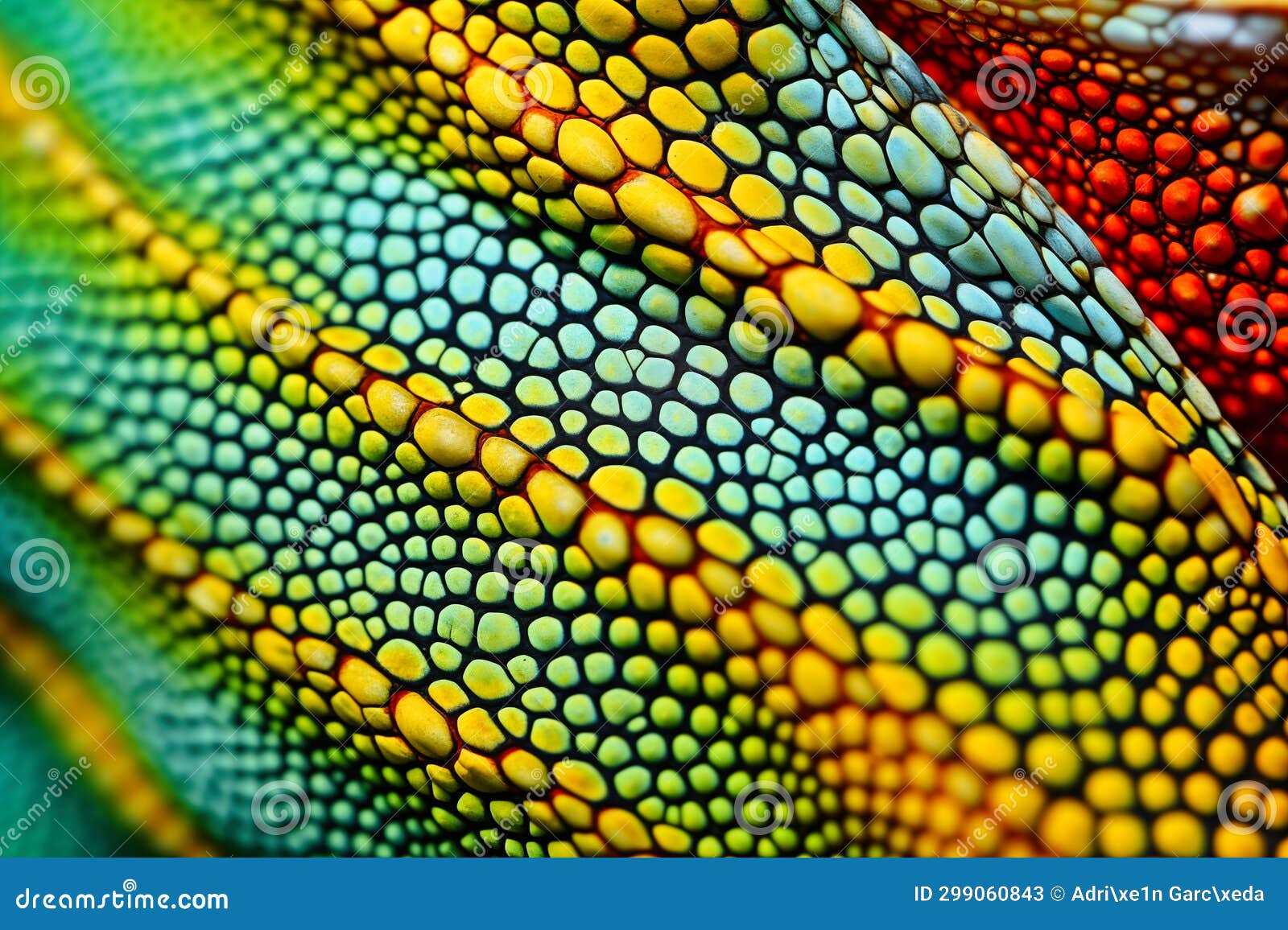 Chameleon Skin Texture Background, Colored Lizard Scales, Iguana ...