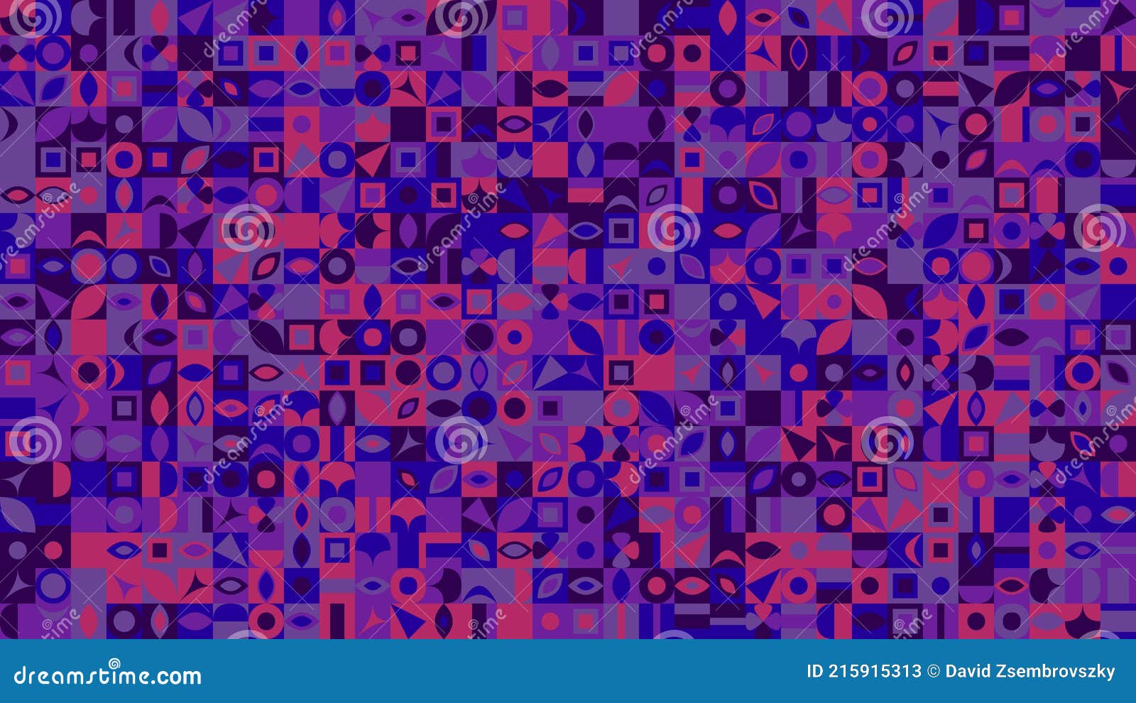 Colorful Chaotic Abstract Geometric Pattern Background Design Stock ...