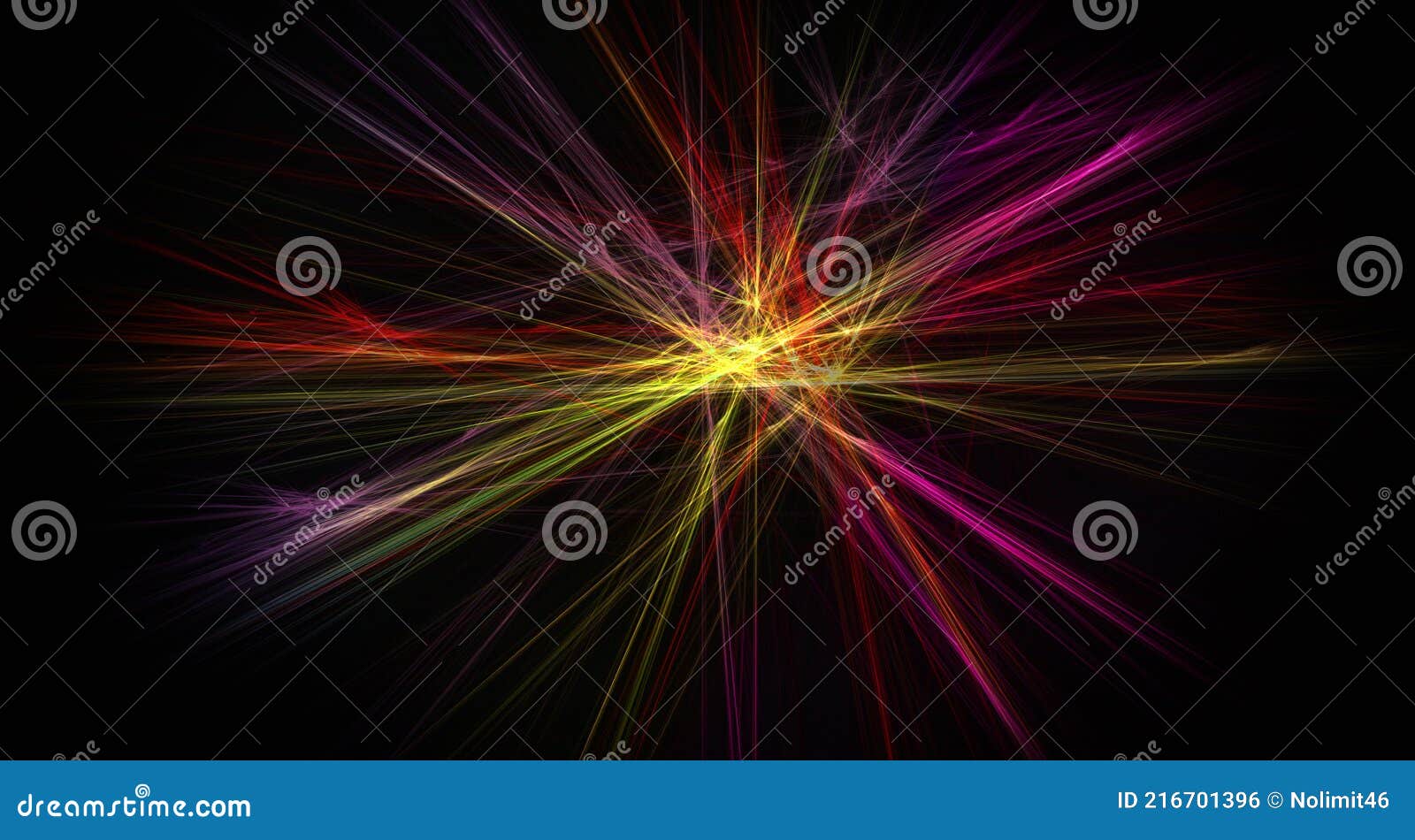 Colorful Chaotic Web Abstraction, 3d Render Modern Concept, Computer ...