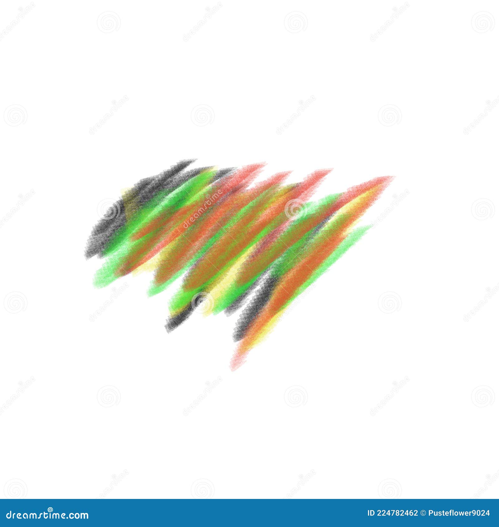 Colorful Charcoal Pattern on White Stock Illustration - Illustration of ...