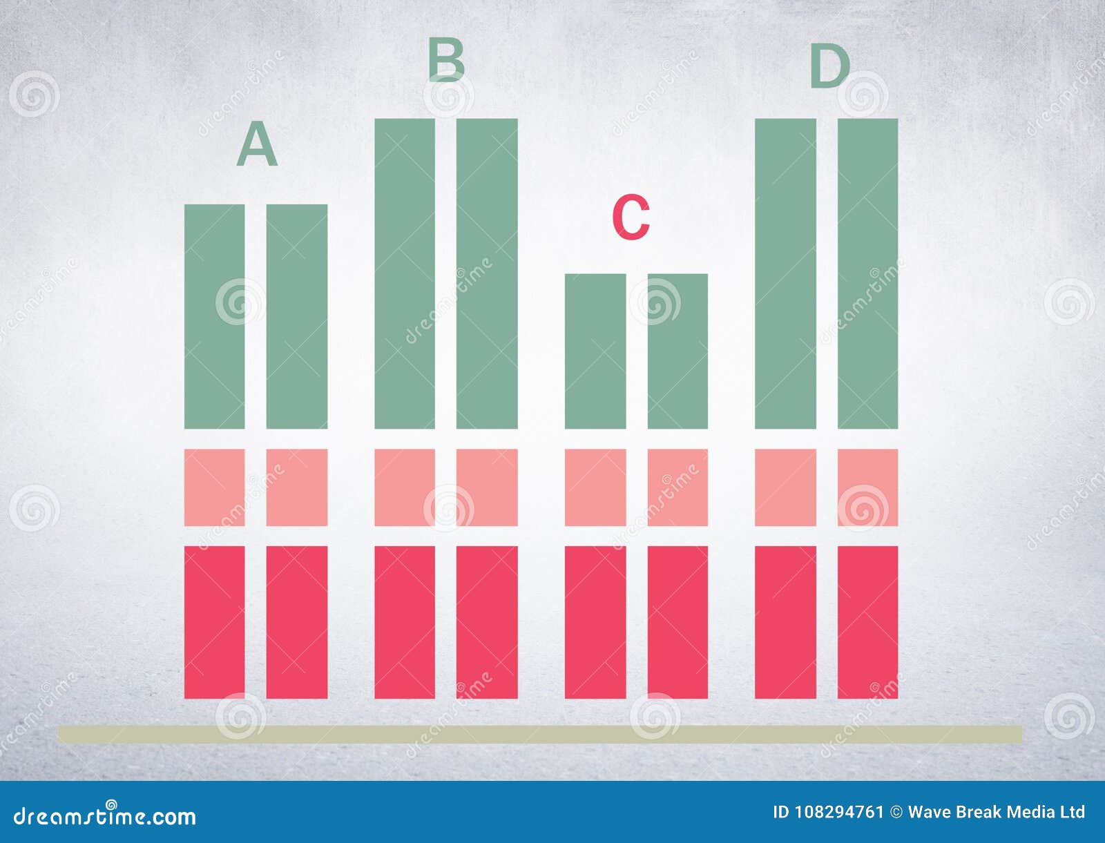 Colorful chart statistics stock illustration. Illustration of graphic ...