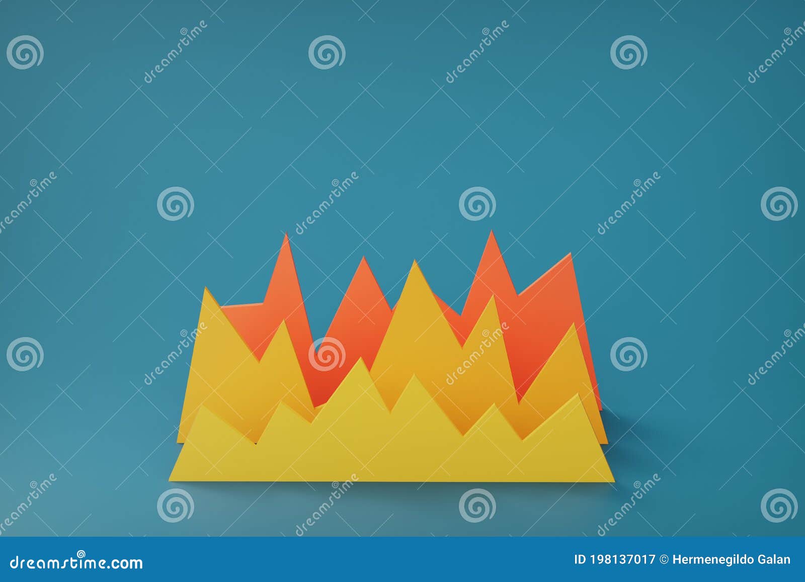 Colorful Charts for Statistics Showing Peak and Low Performance ...