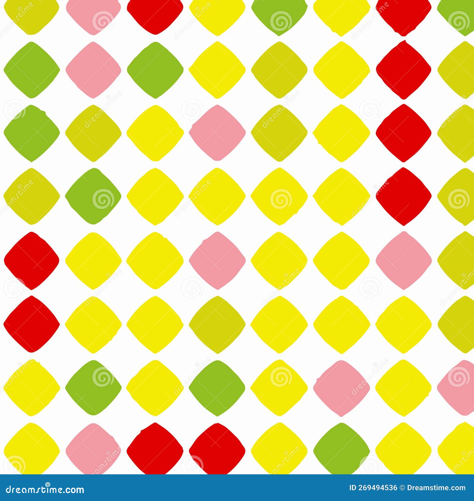 Colorful Check Pattern with Small Circles Vector Background Style Stock ...