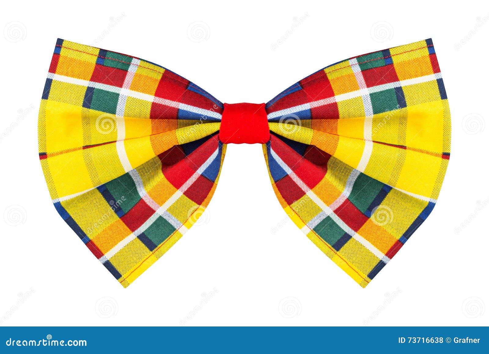 Colorful checkered bow tie stock photo. Image of element - 73716638