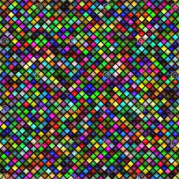 Colorful checkered pattern stock illustration. Illustration of mosaic ...