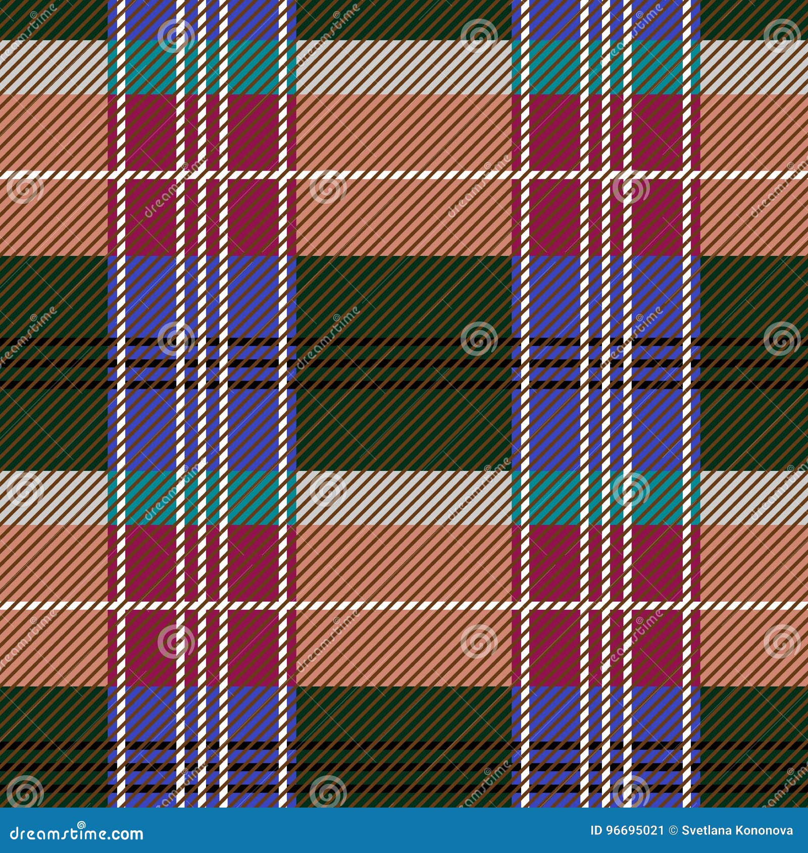 Colorful Checkered Pattern for School Uniform. Stock Vector ...