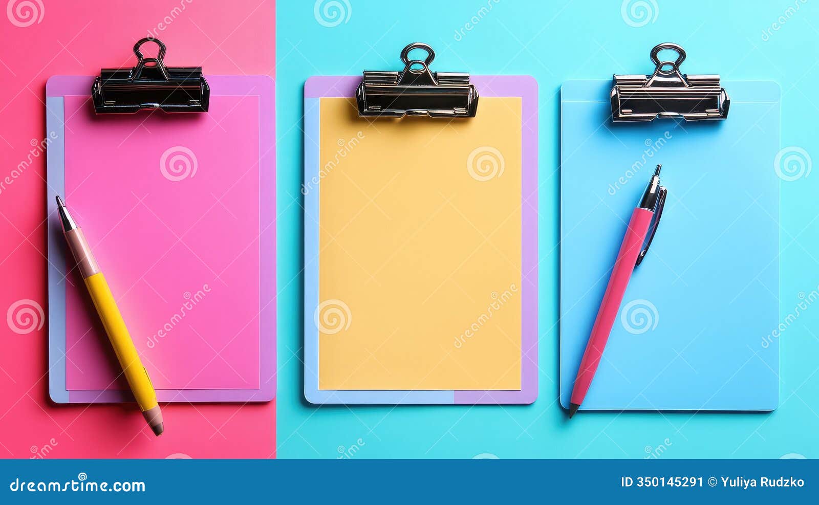 Colorful Checklist Clipboard for Portrait Planning Stock Image - Image ...