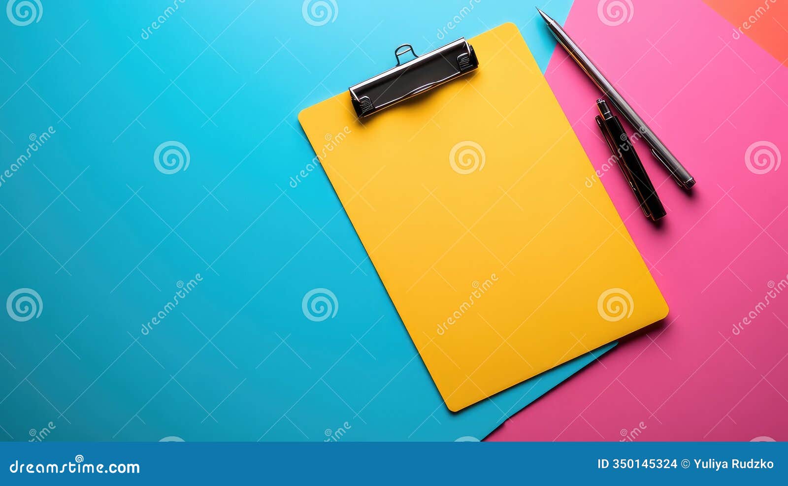 Colorful Checklist Clipboard For Portrait Planning Stock Photo ...