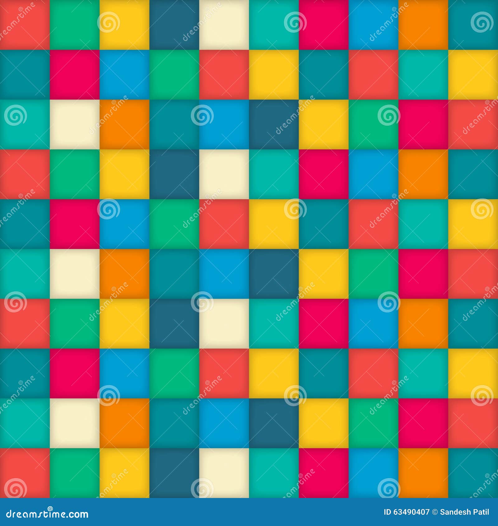 Colorful checks Background stock illustration. Illustration of colorful ...