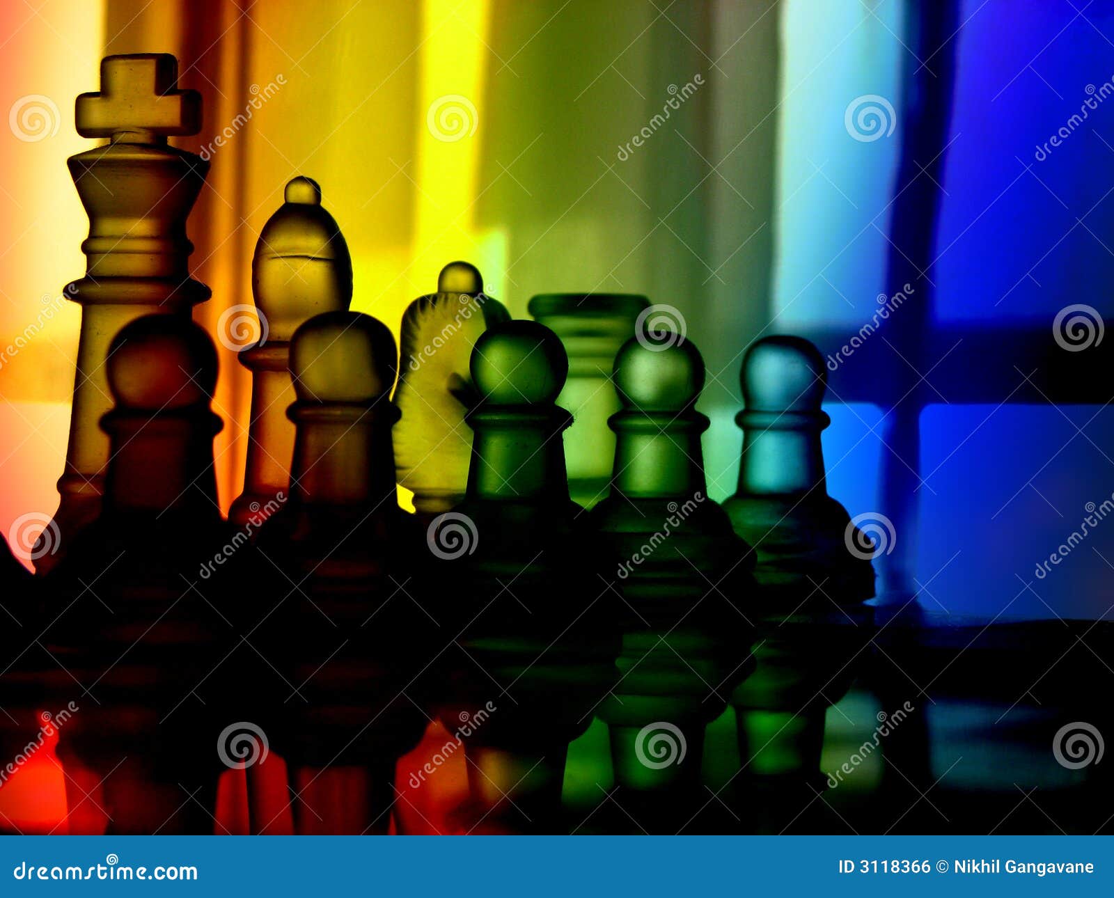 Colorful chess stock photo. Image of hierarchy, objects - 3118366