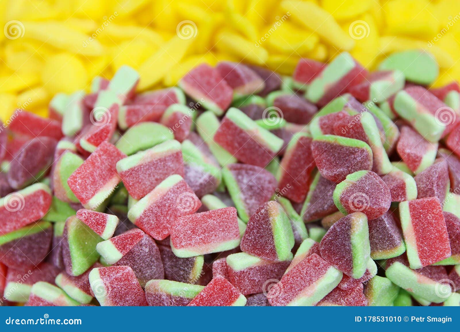 Colorful Chewing Jelly Marmalade Sweets Stock Photo - Image of chewing ...