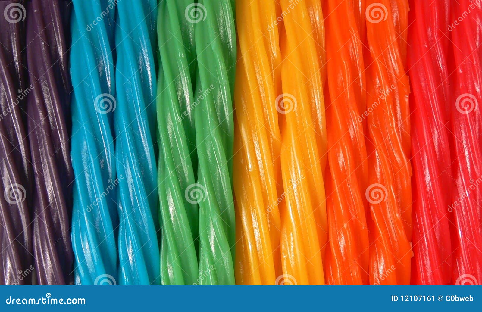 Colorful Chewy Licorice Candies Stock Image - Image of orange, rainbow ...