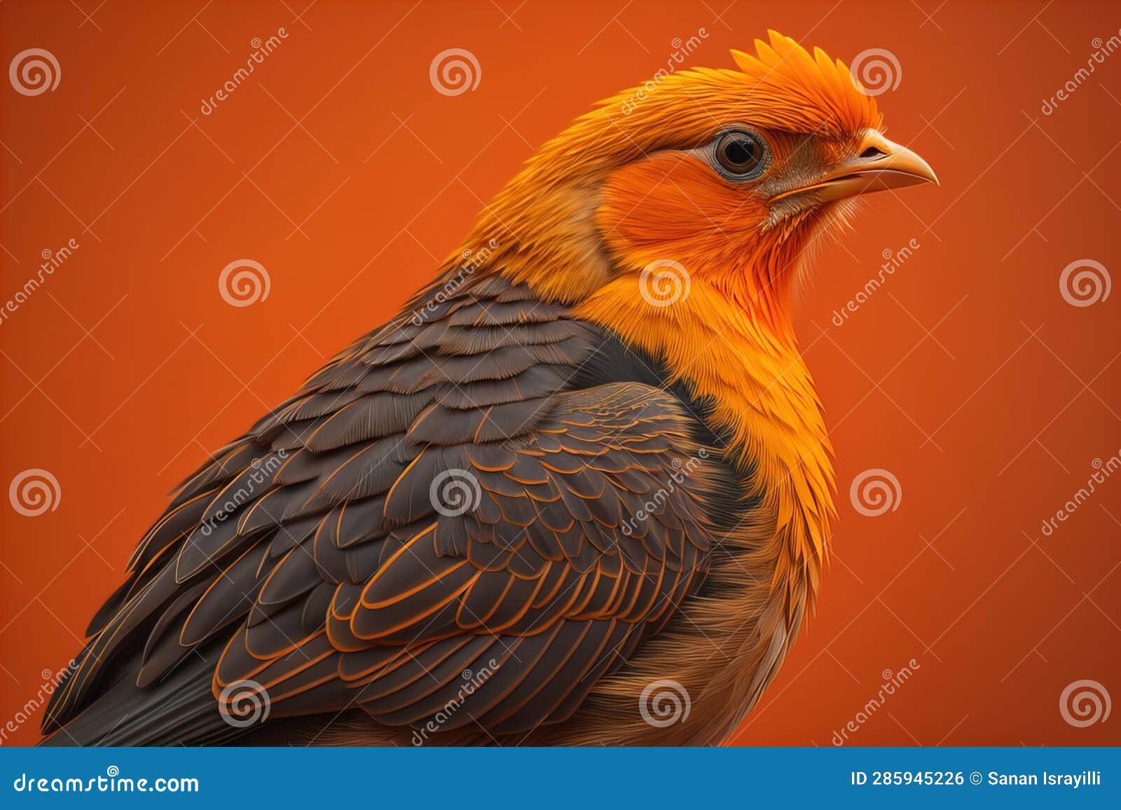 Colorful Chicken on a Solid Color Background, Studio Photo. Ai ...