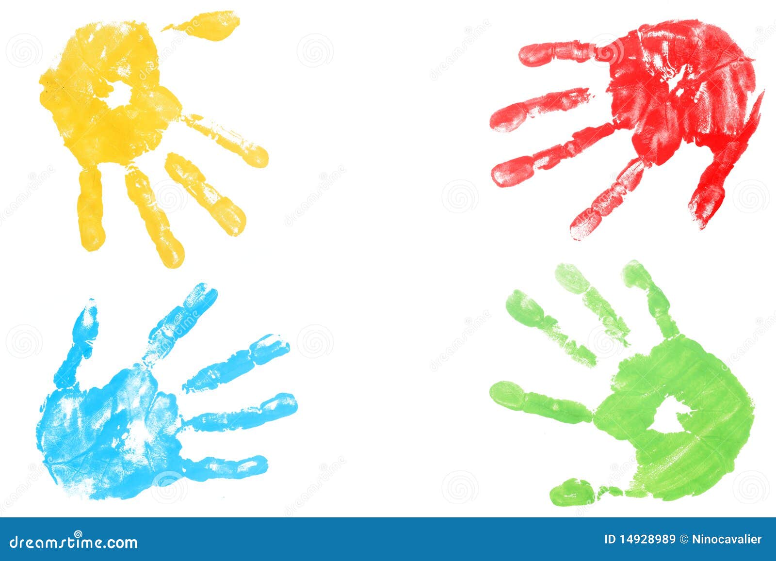 Colorful Child Hand Printed Stock Image - Image of identity, background ...