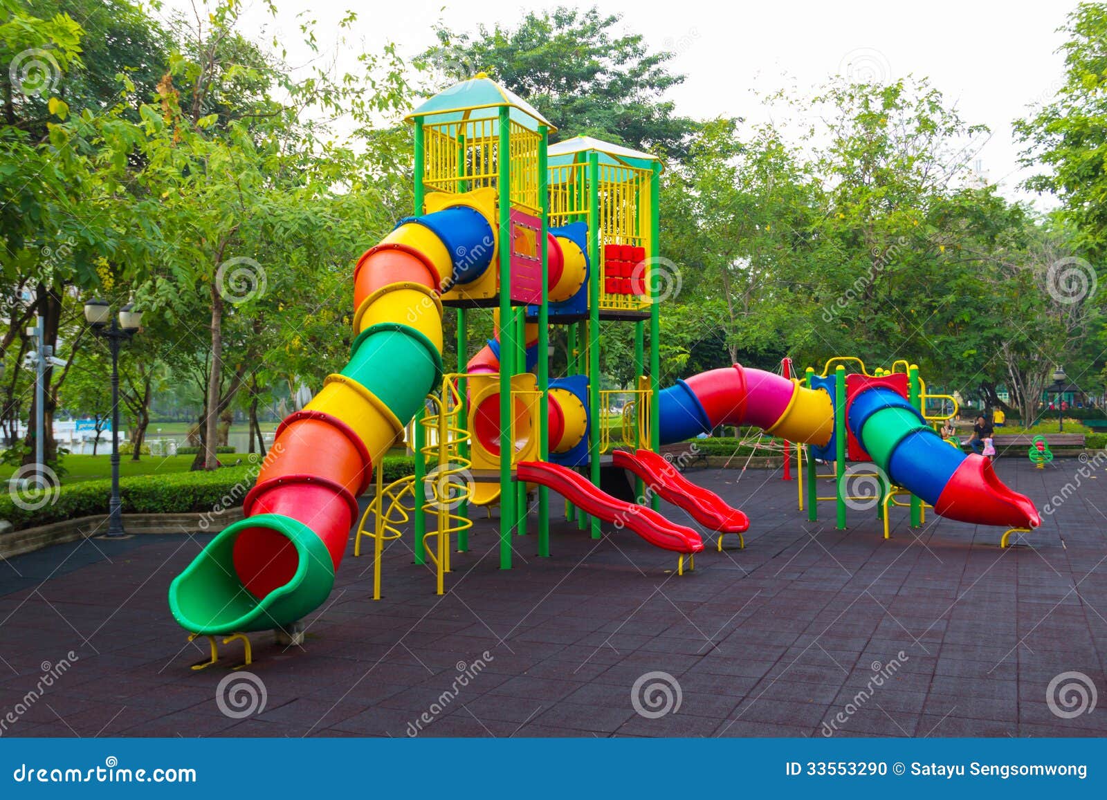 Colorful Children Playground Stock Photo - Image: 33553290