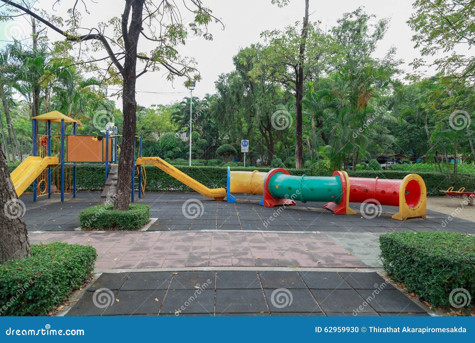 Colorful Children Playground Stock Photo - Image of colors, bright ...