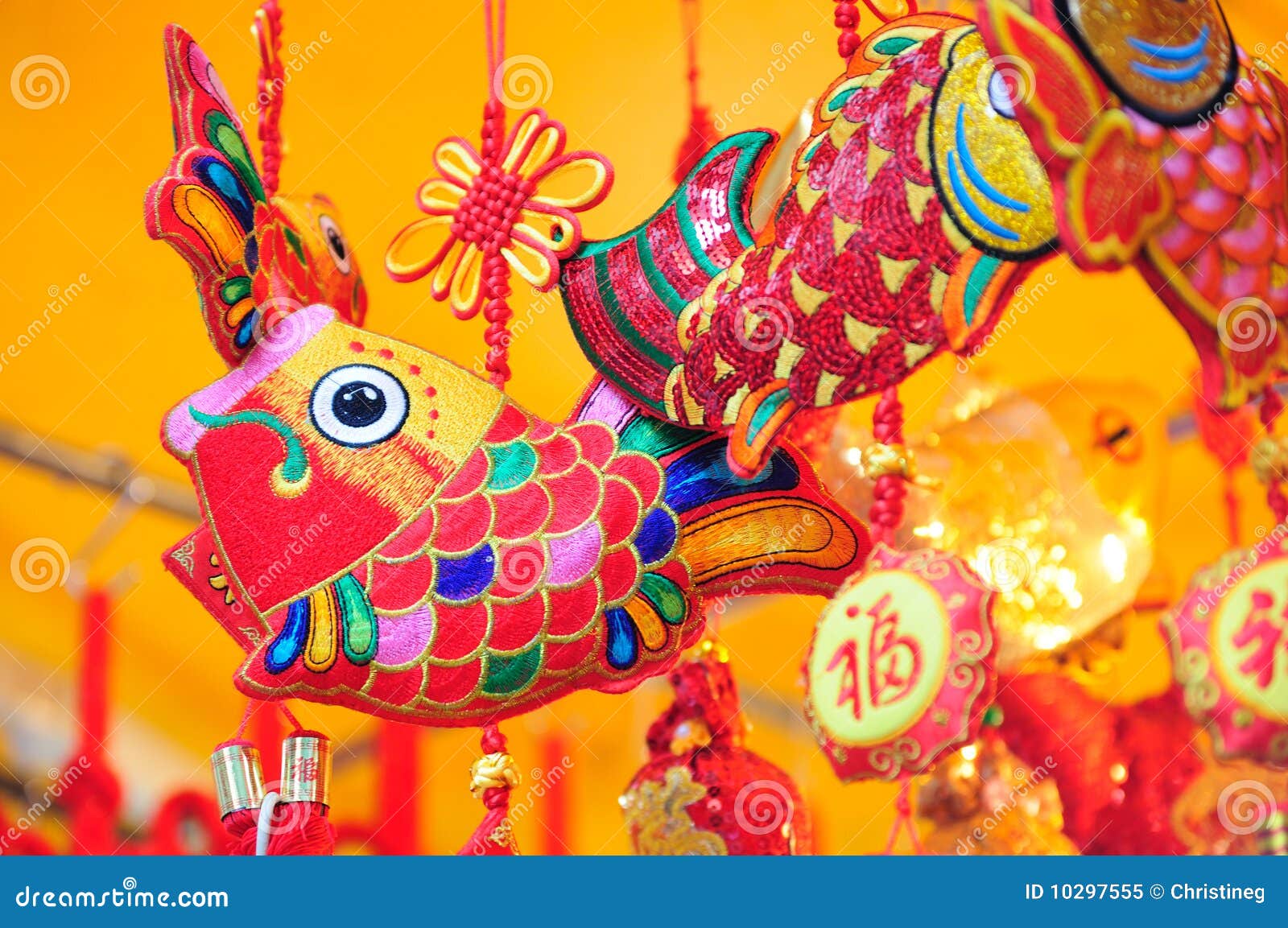 Colorful Chinese Decorations Stock Image - Image of traditional ...