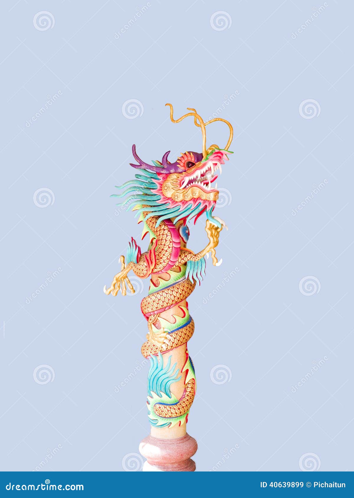 A colorful Chinese dragon stock image. Image of helical - 40639899