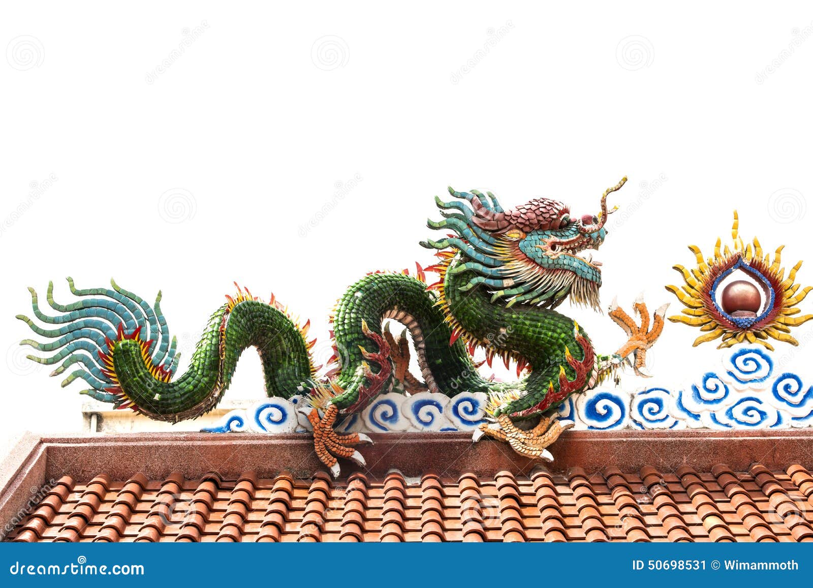Colorful chinese dragon stock image. Image of glitter - 50698531