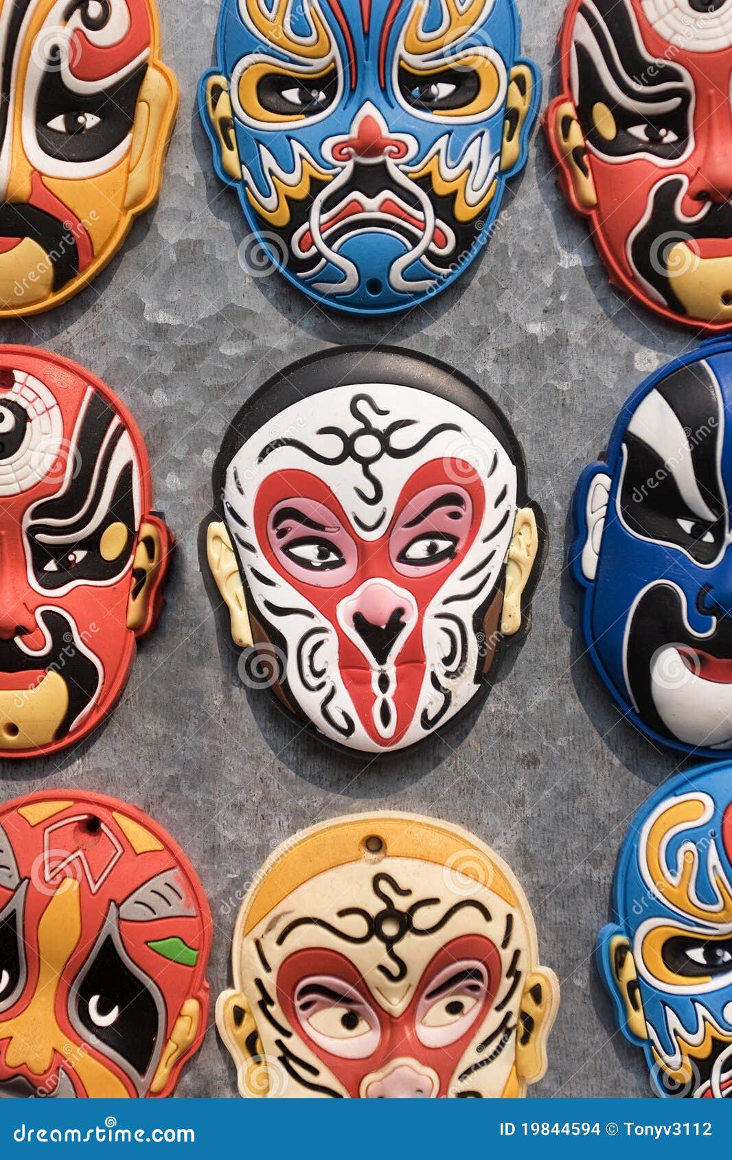 Colorful Chinese souvenirs stock photo. Image of painting - 19844594